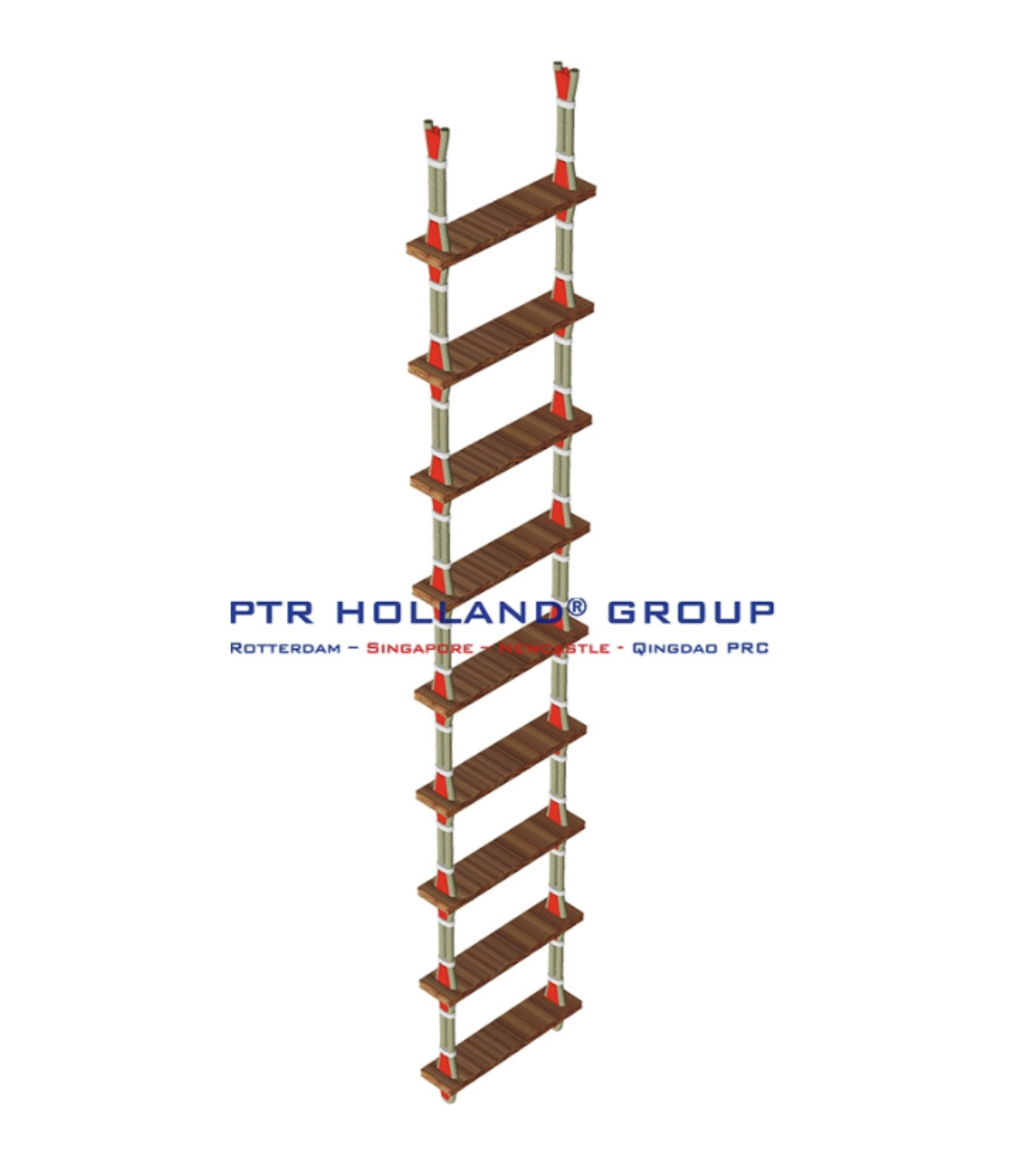 Lifeboat and embarkation ladder / Hardwood ISO:5489 | Ocean marine ...